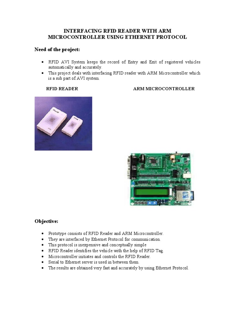 Final Project Poster | PDF | Radio Frequency Identification ...