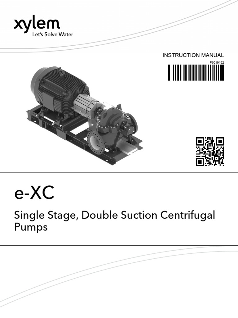 e-xc-industrial-iom | PDF | Pump | Personal Protective Equipment