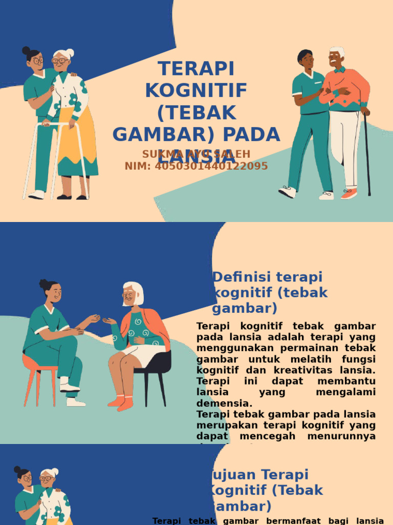 Terapi Kognitif (Tebak Gambar) Pada Lansia | PDF