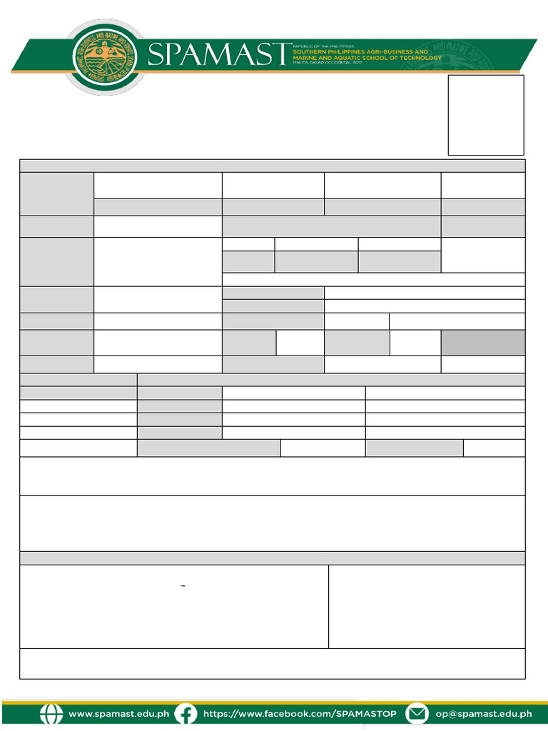 Academic Scholarship Application Form 2024 | PDF | Government And ...