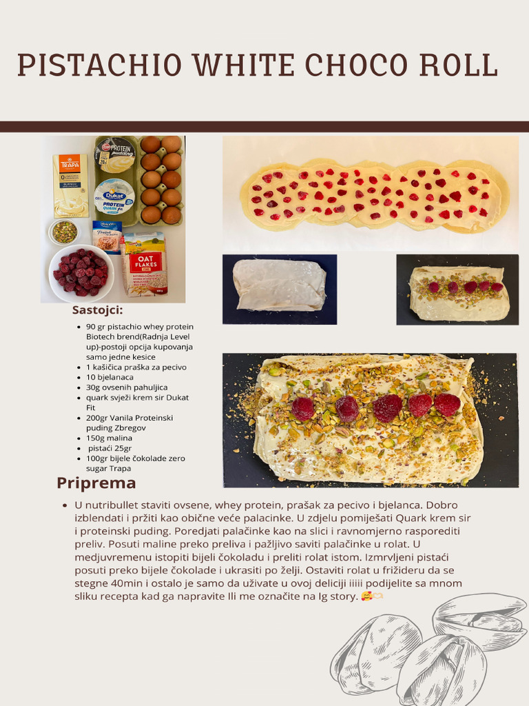 Raspberry white choco roll | PDF