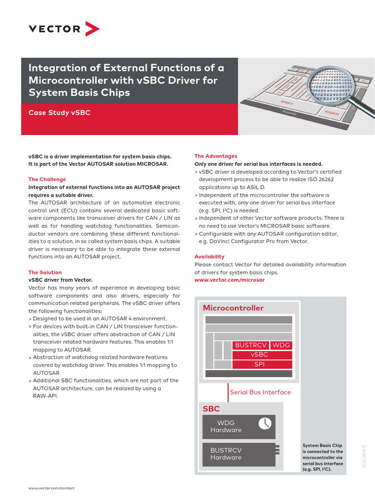 AUTOSAR Case Study VSBC EN | PDF | Device Driver | Microcontroller