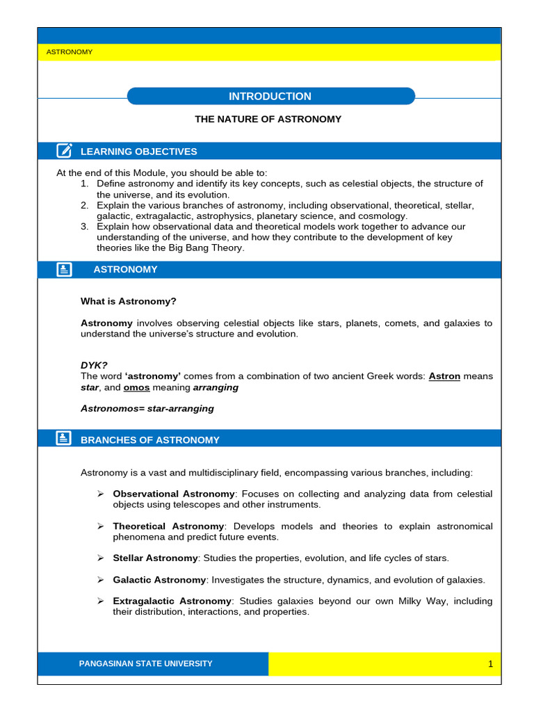 Introduction To Astronomy | PDF | Astronomy | Astrophysics