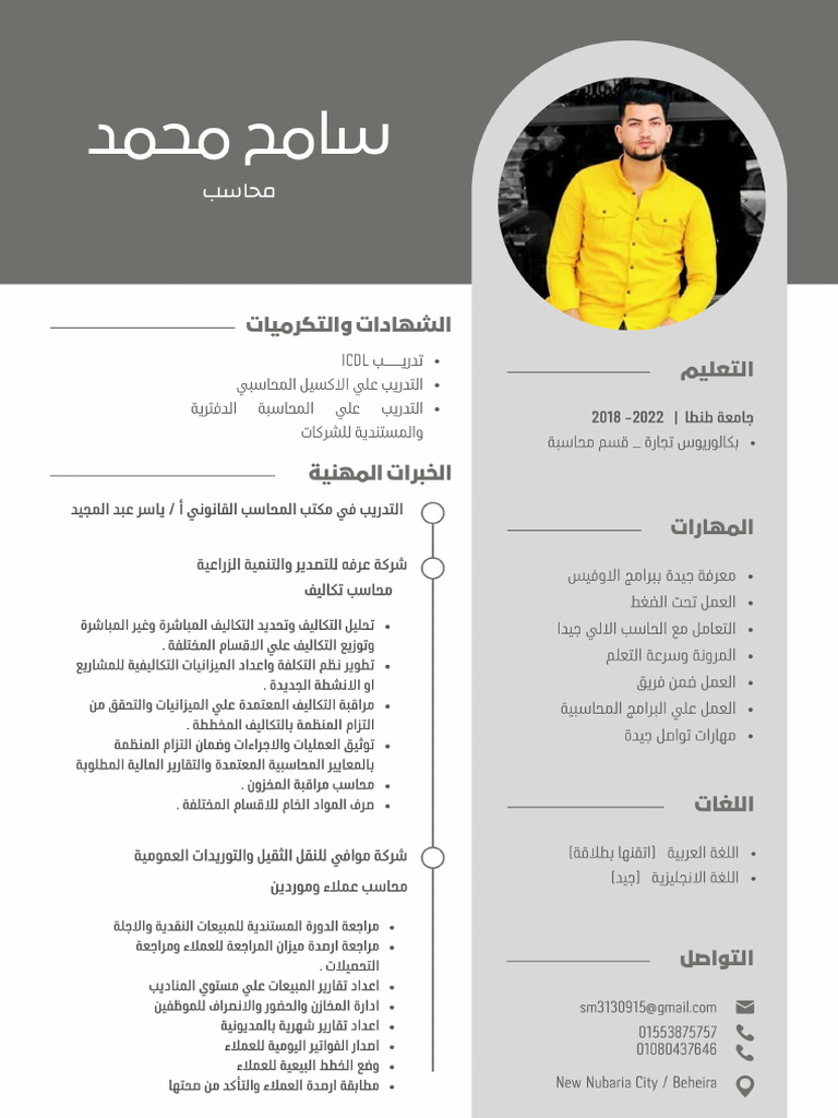 Cv Sameh Mohamed جديد | PDF