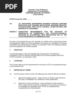 MARINA CoC and CoP Requirements Update | PDF | Shipping