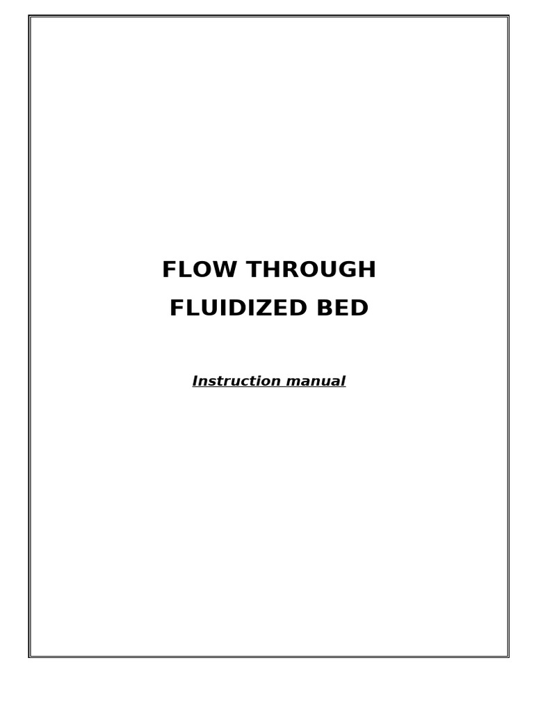 Flow Through Fluidized Bed | PDF | Fluidization | Refractory