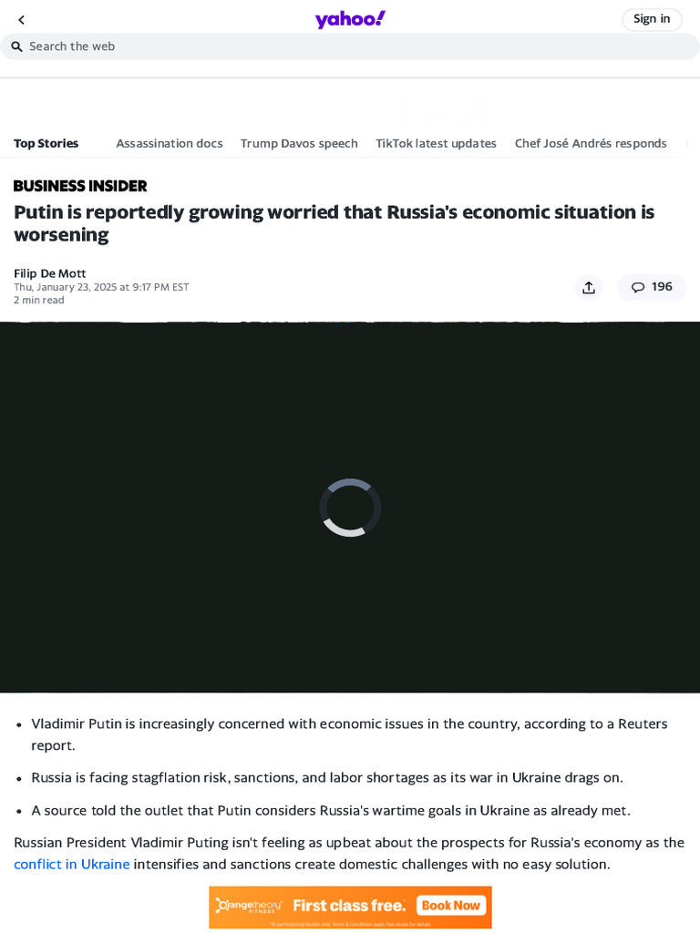 Putin Is Reportedly Growing Worried That Russia's | PDF | Vladimir ...