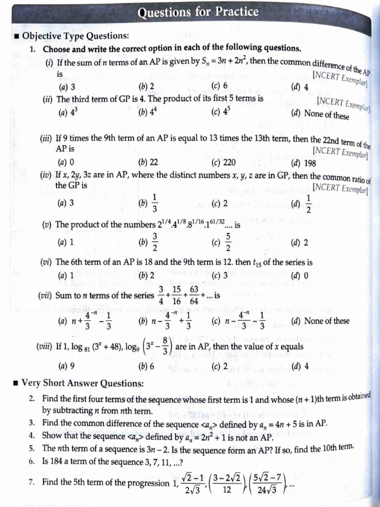 Sequence Series | PDF | Elementary Mathematics | Mathematics