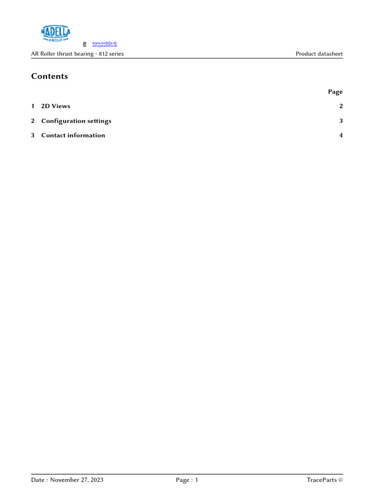 roller_thrust_bearing_ar_812_11 | PDF