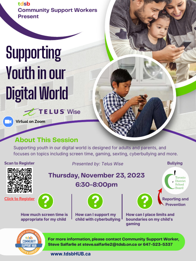 Telus Wise: Supporting Youth Online | PDF