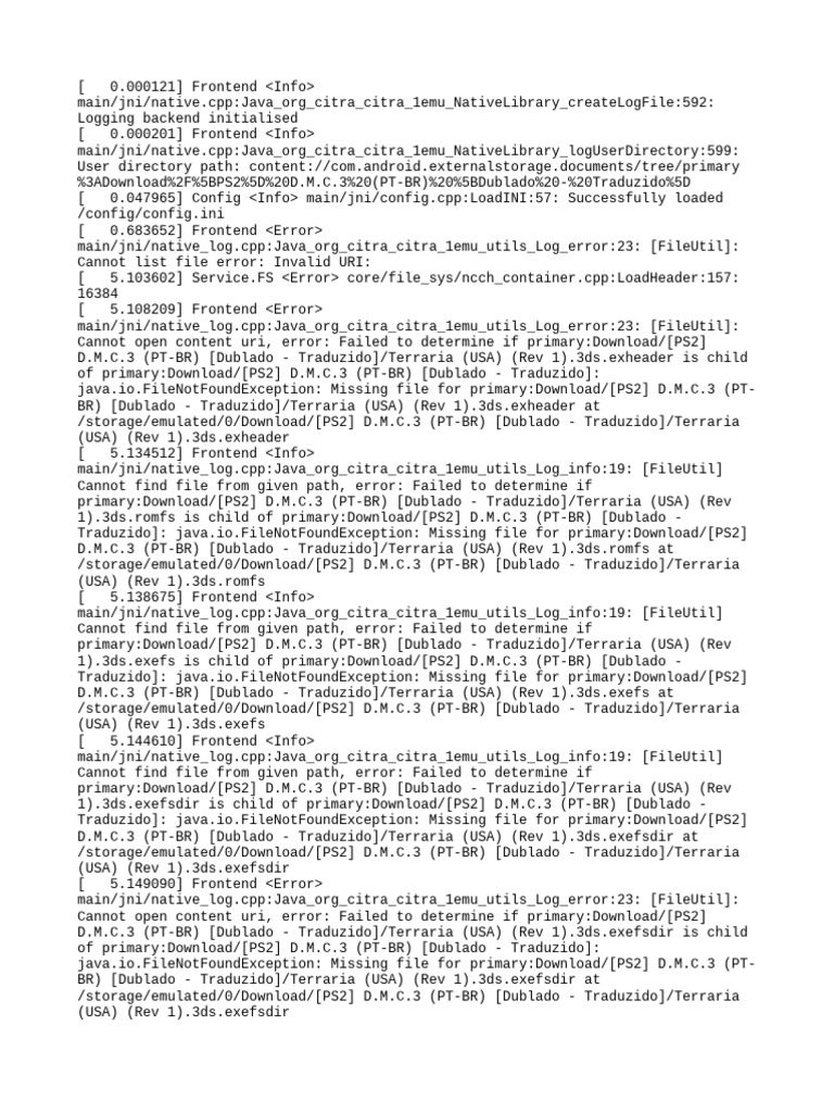 citra_log | PDF | Computing | Software