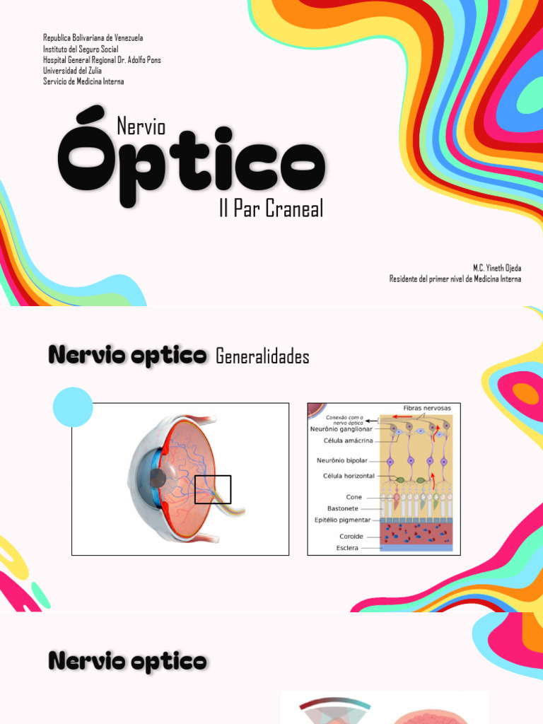 Par Craneal II. | PDF | Percepción visual | Ojo humano