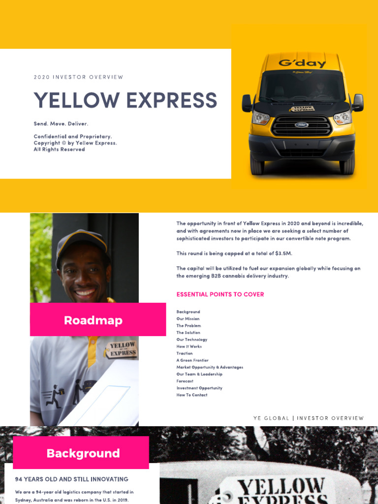 Yellow Express Investor Overview 2020 | PDF