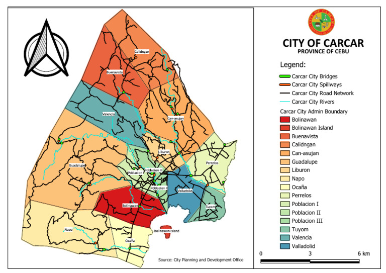 20x30 Carcar City Simplified Map | PDF