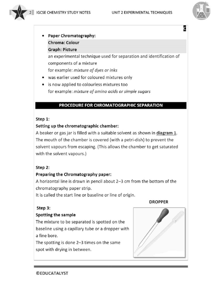Chromatography in Detail | PDF