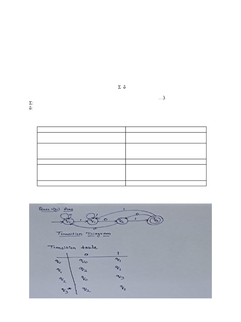 TAFL BCS402 Paper Solution | PDF | Theoretical Computer Science | Theory Of Computation