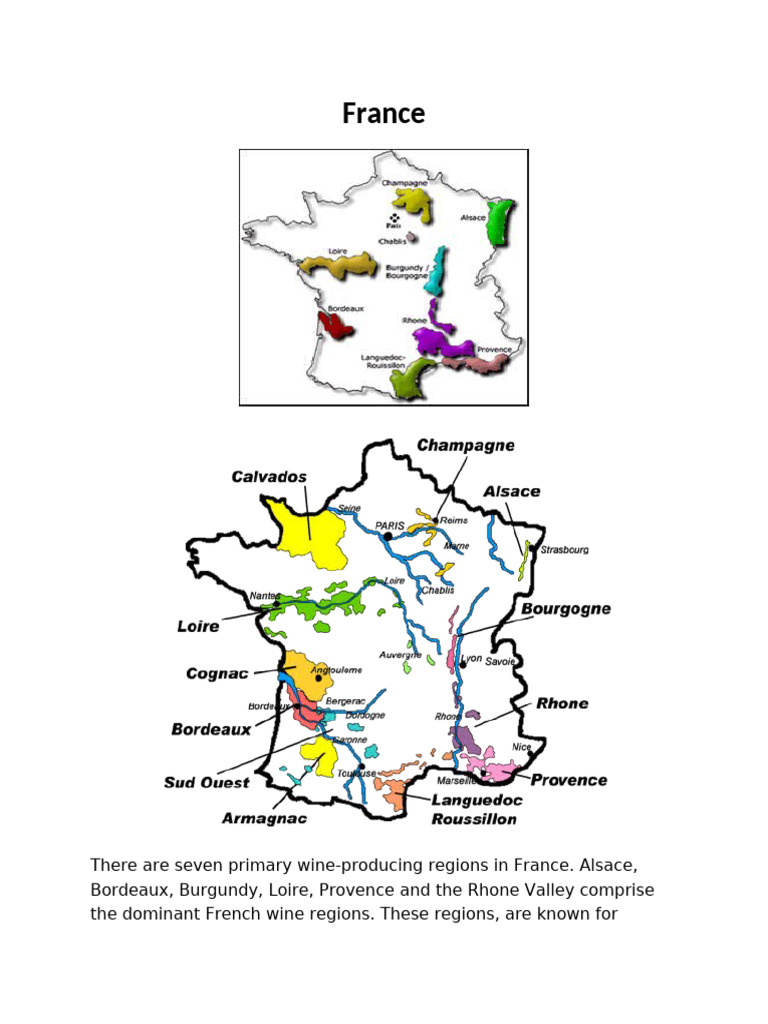 French Wines | PDF | Wine | Alcoholic Drinks