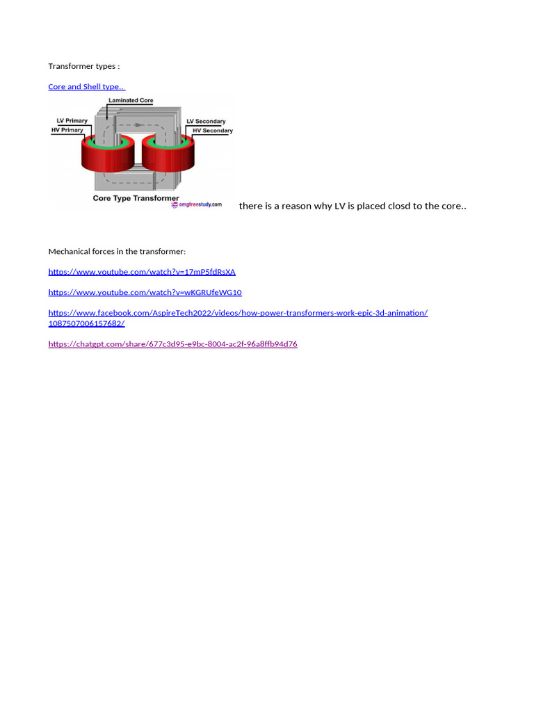 Transformer Info | PDF