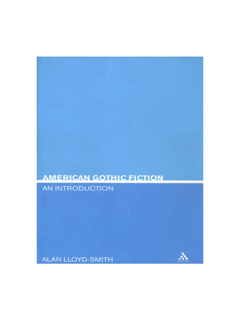 American Gothic Fiction an Introduction (Allan Lloyd-Smith) (Z-Library ...