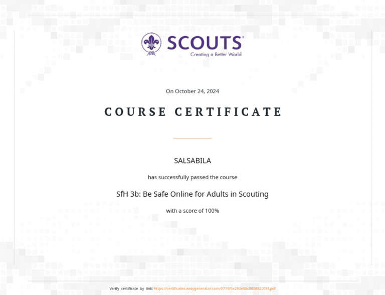 Course Certificate | PDF