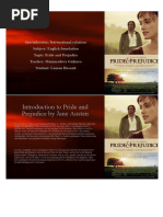 Pride and Prejudice (Public Domain Text) | PDF