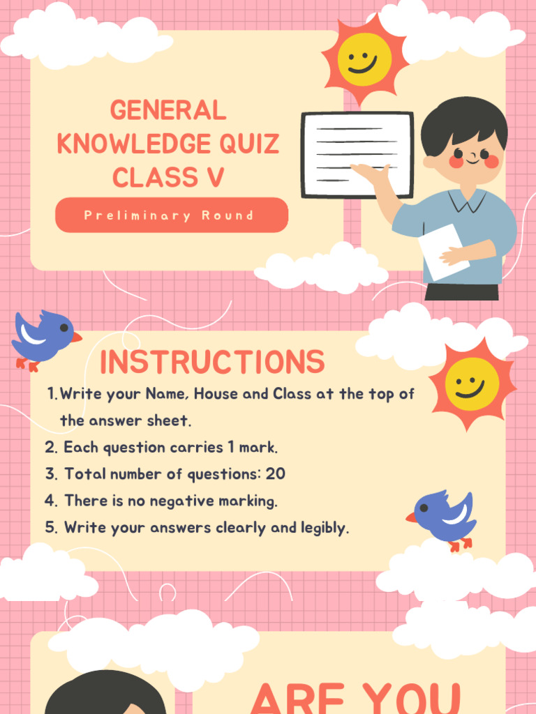 GK Class 5 Quiz | PDF