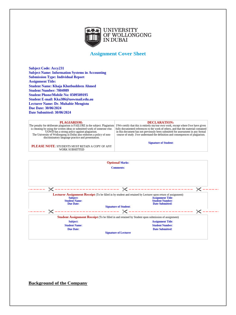 Final Accy Project - Spring 2024 | PDF | Accounts Payable | Small And ...