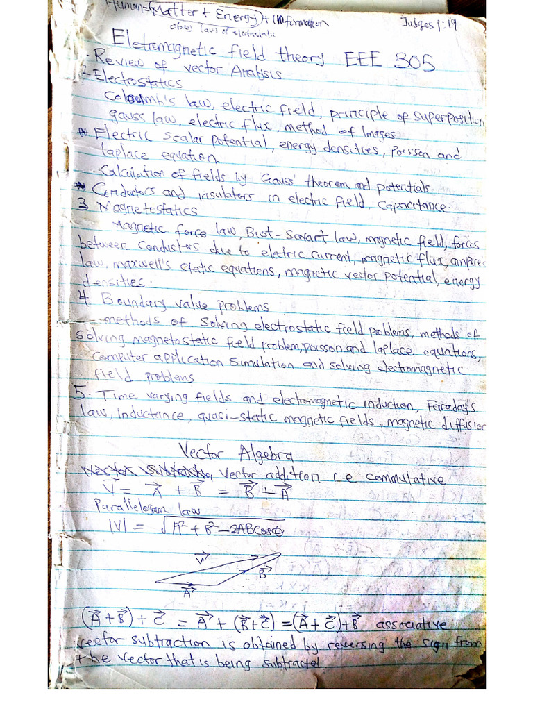 EEE 303 Complete Note-1 | PDF