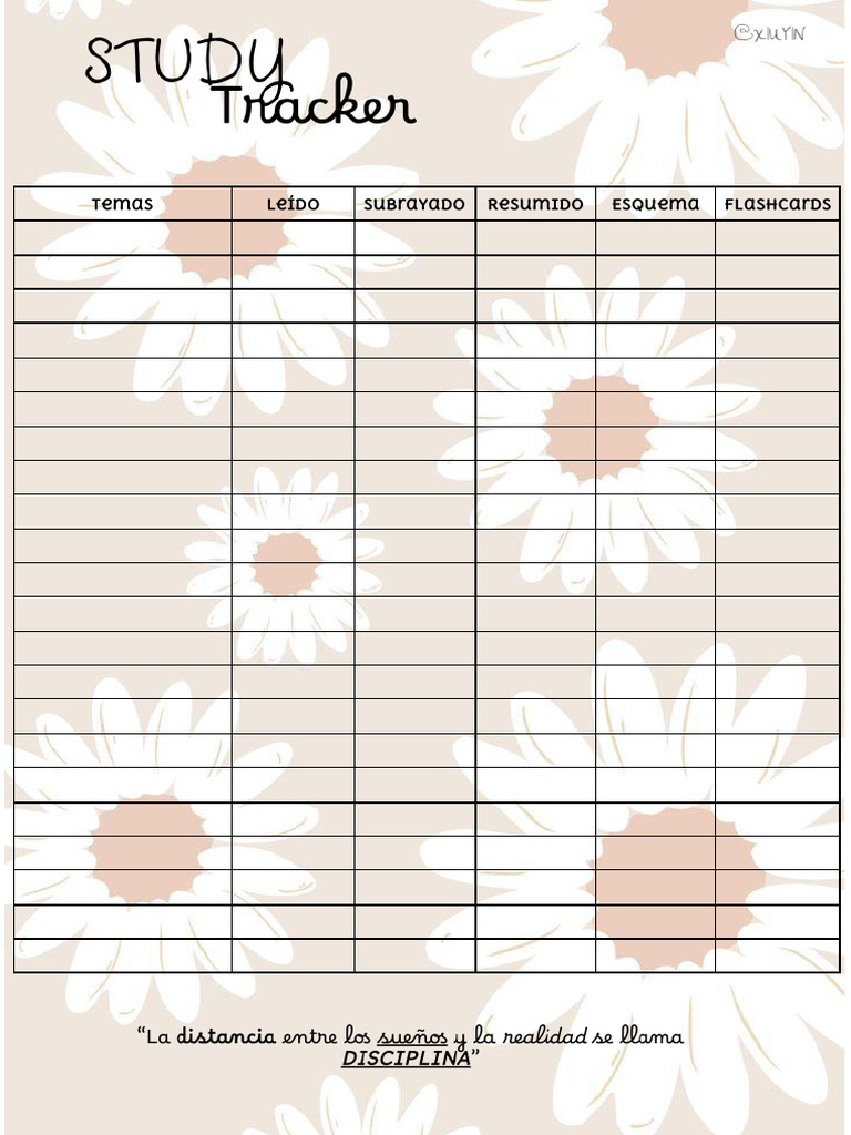 Study Tracker | PDF