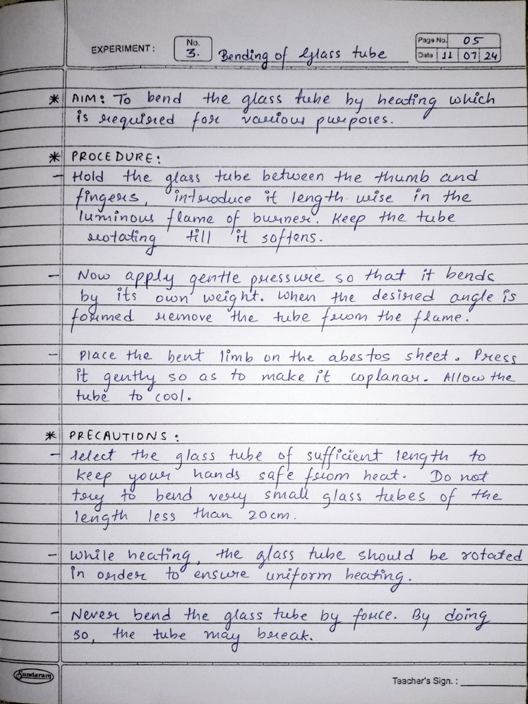Chem Experiment 3 | PDF