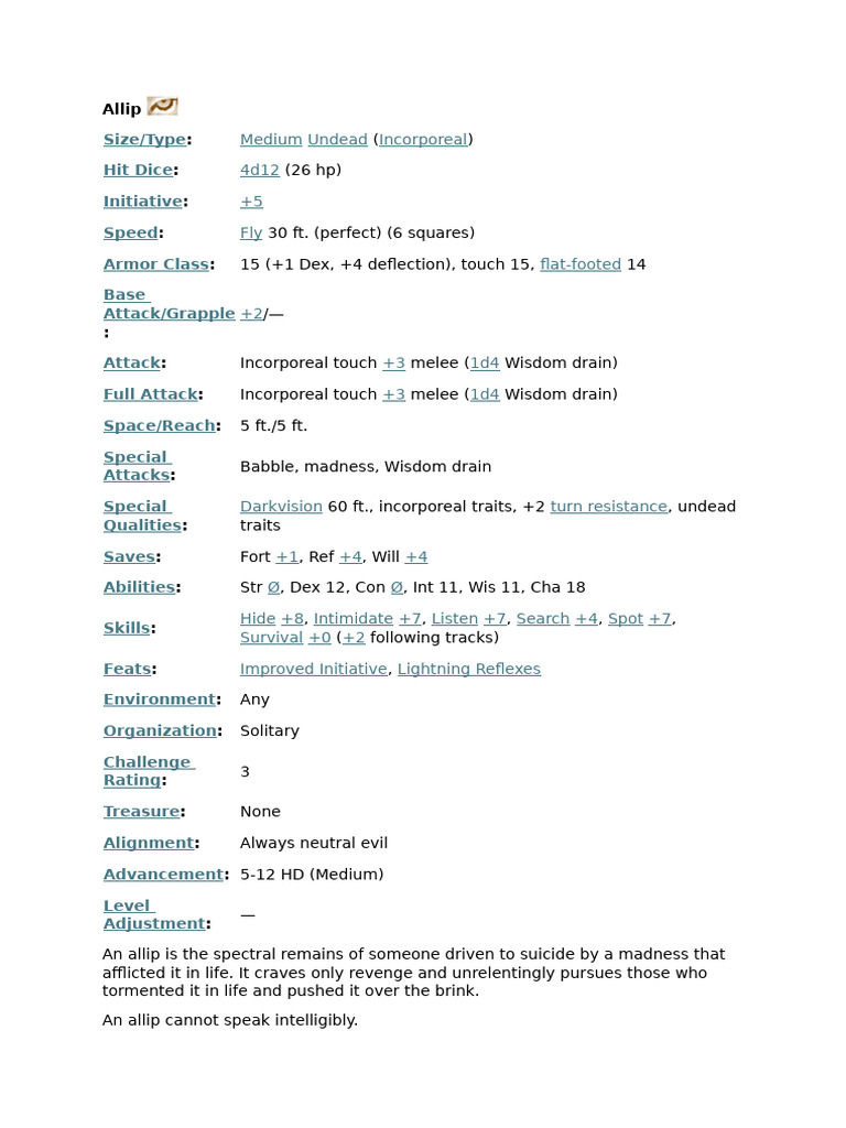 Allip D20 | PDF