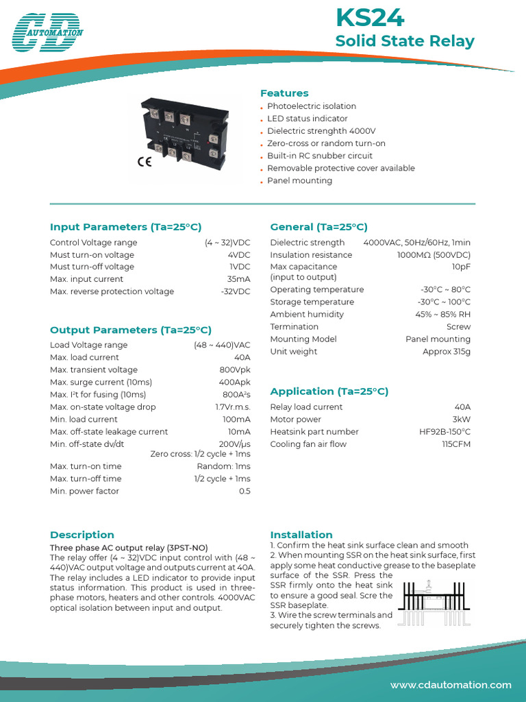 KS24_SSR | PDF | Relay | Capacitor