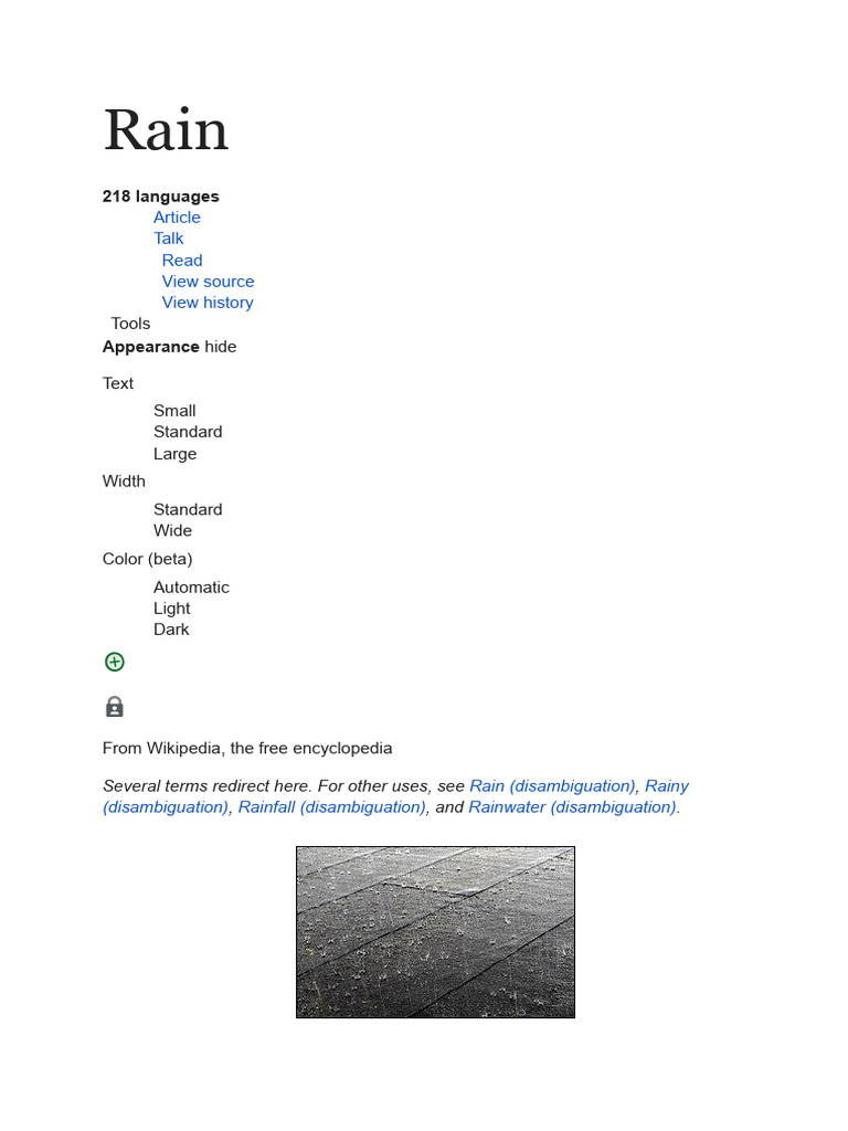 rain | PDF | Rain | Precipitation