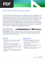 Nokia 7750 SR and 7450 ESS MDA e XP and MDA e Data Sheet EN | PDF ...