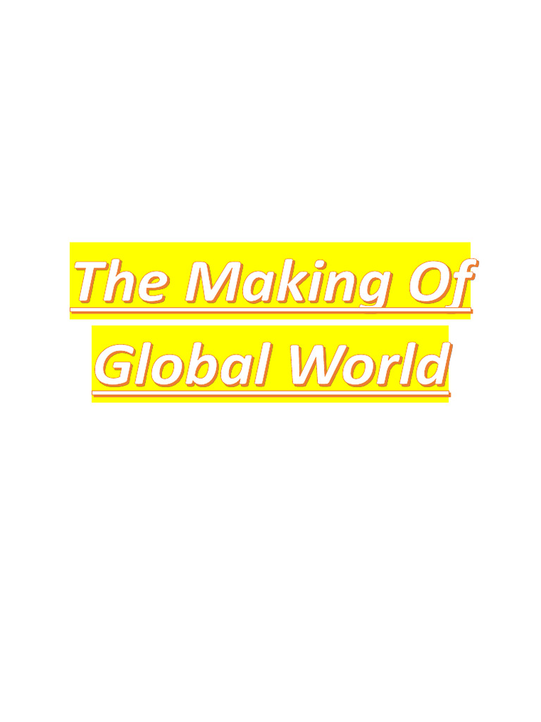 Understanding Globalization Dynamics | PDF | Globalization | Trade