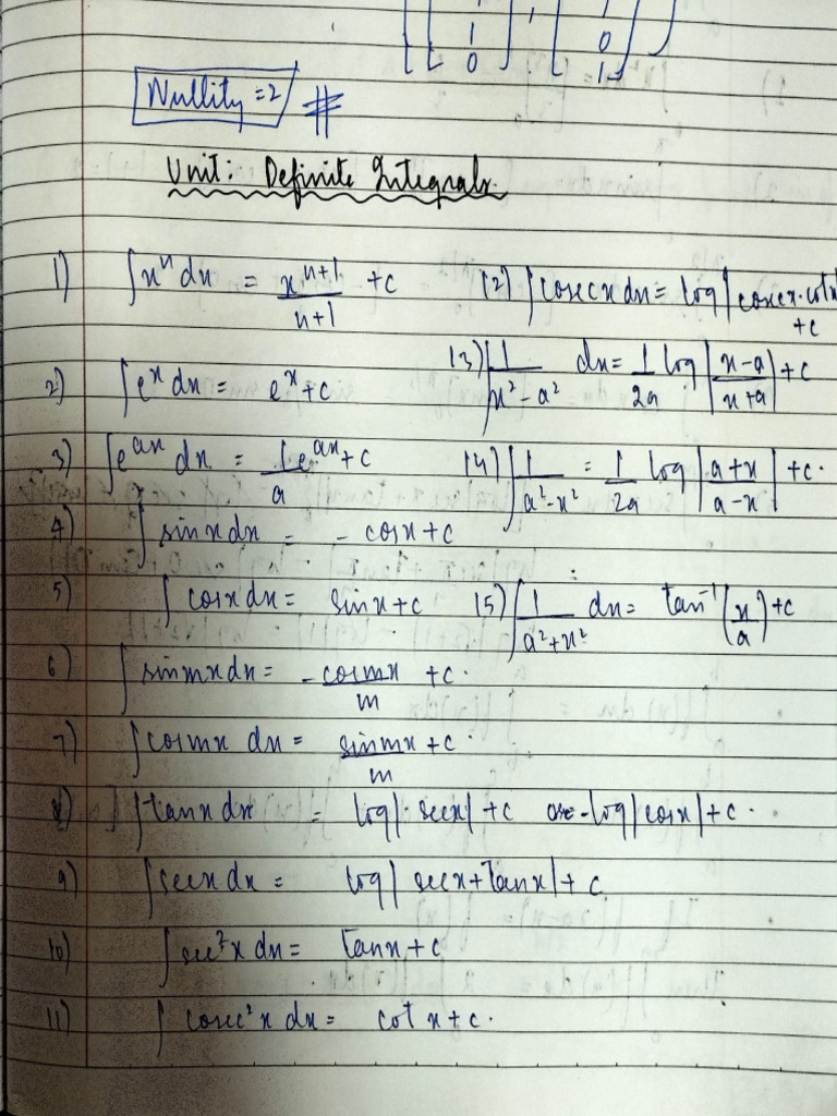 Maths Unit 5 Integration | PDF