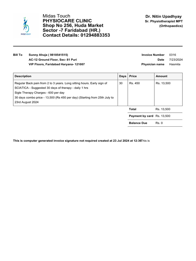 Invoice Therapy | PDF