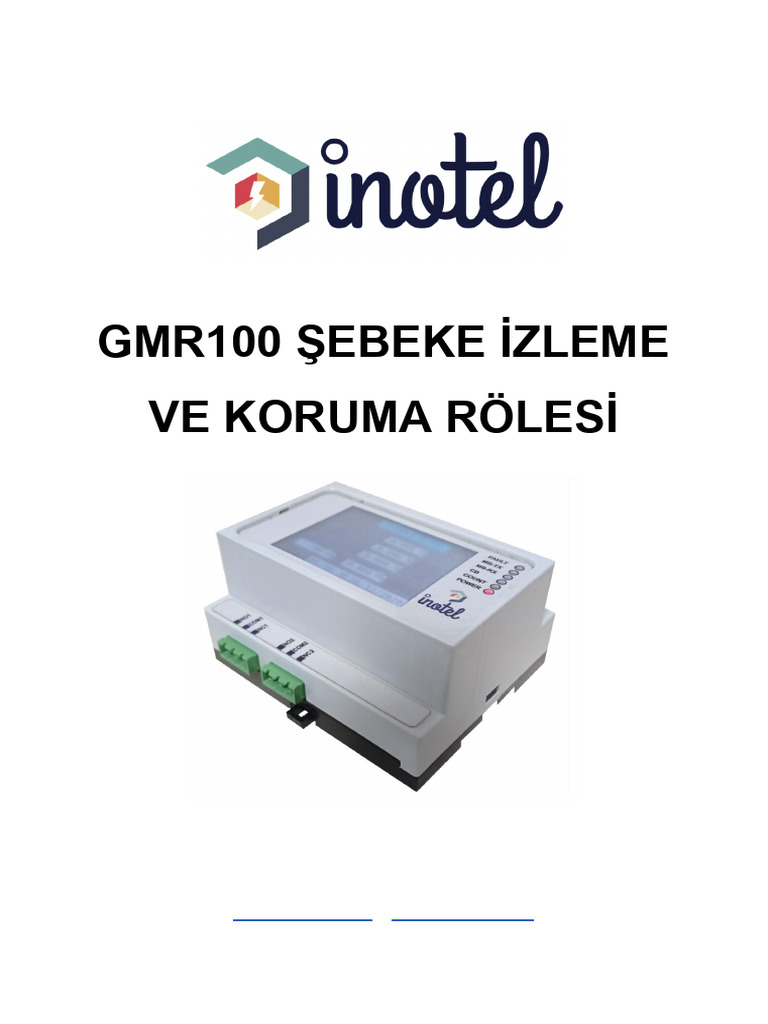 Inotel GMR100 Kullanım Kılavuzu | PDF