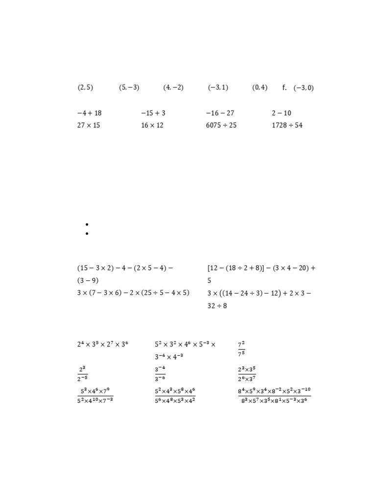Guia de Repaso 7° P1 | PDF