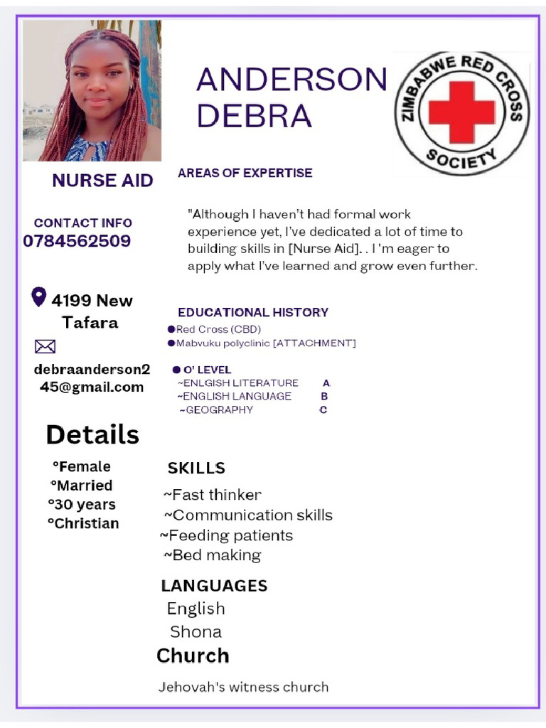 Anderson Debra CV | PDF