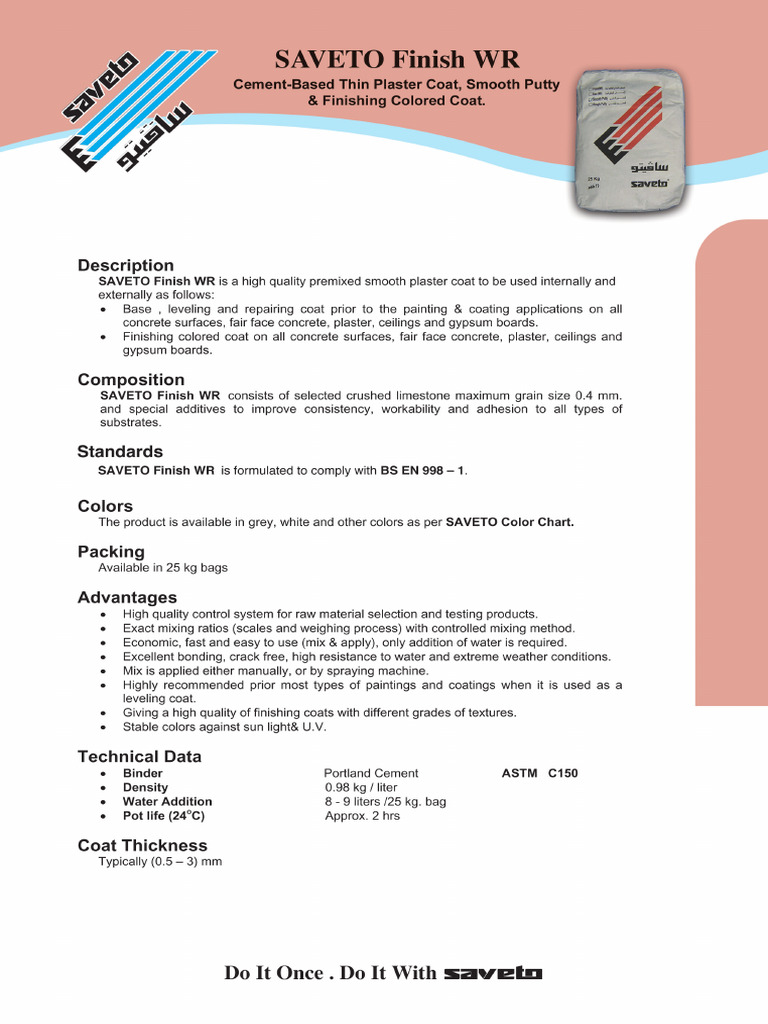 Saveto Finish WR | PDF