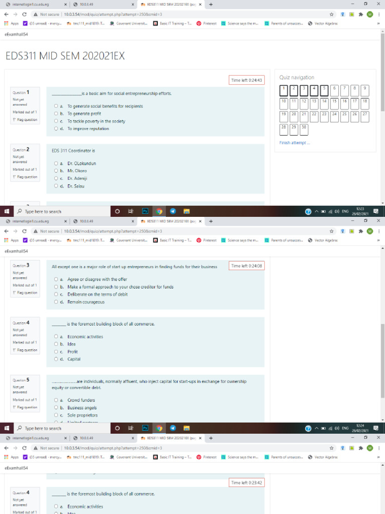 2021 Eds311 Midsem PQ | PDF