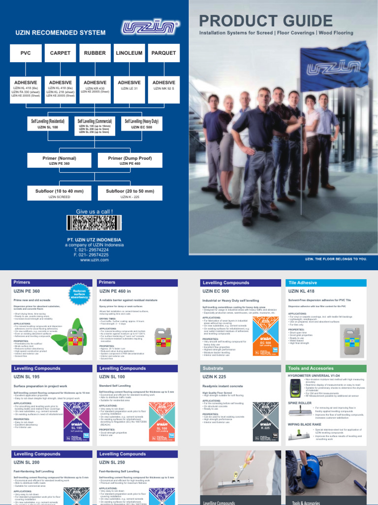 UZIN SL 100: Self Levelling Solutions | PDF | Concrete | Adhesive