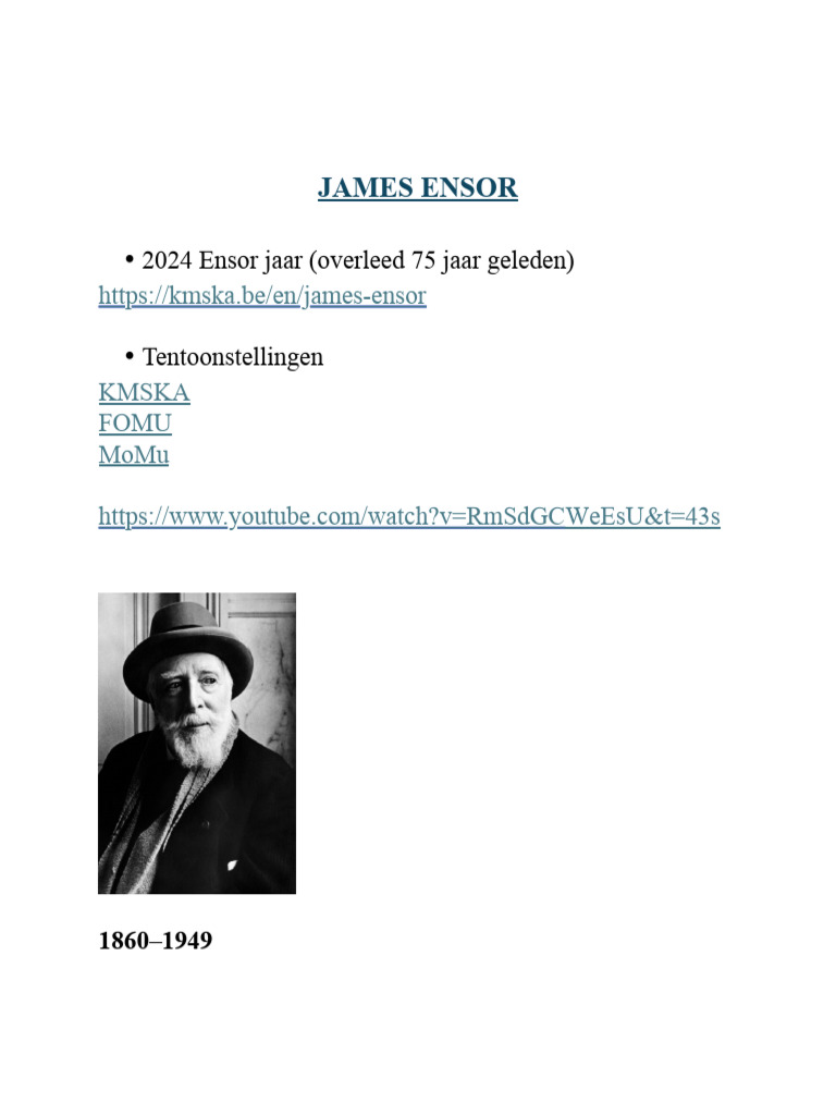 James Ensor | PDF