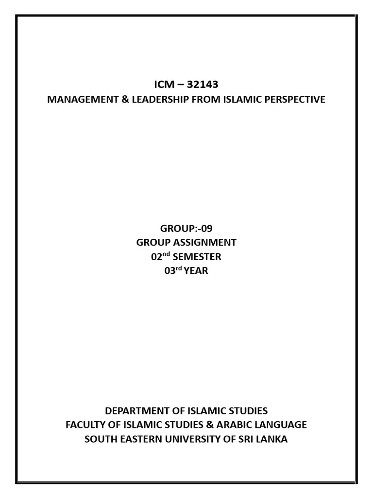 Icm Group 9 | PDF