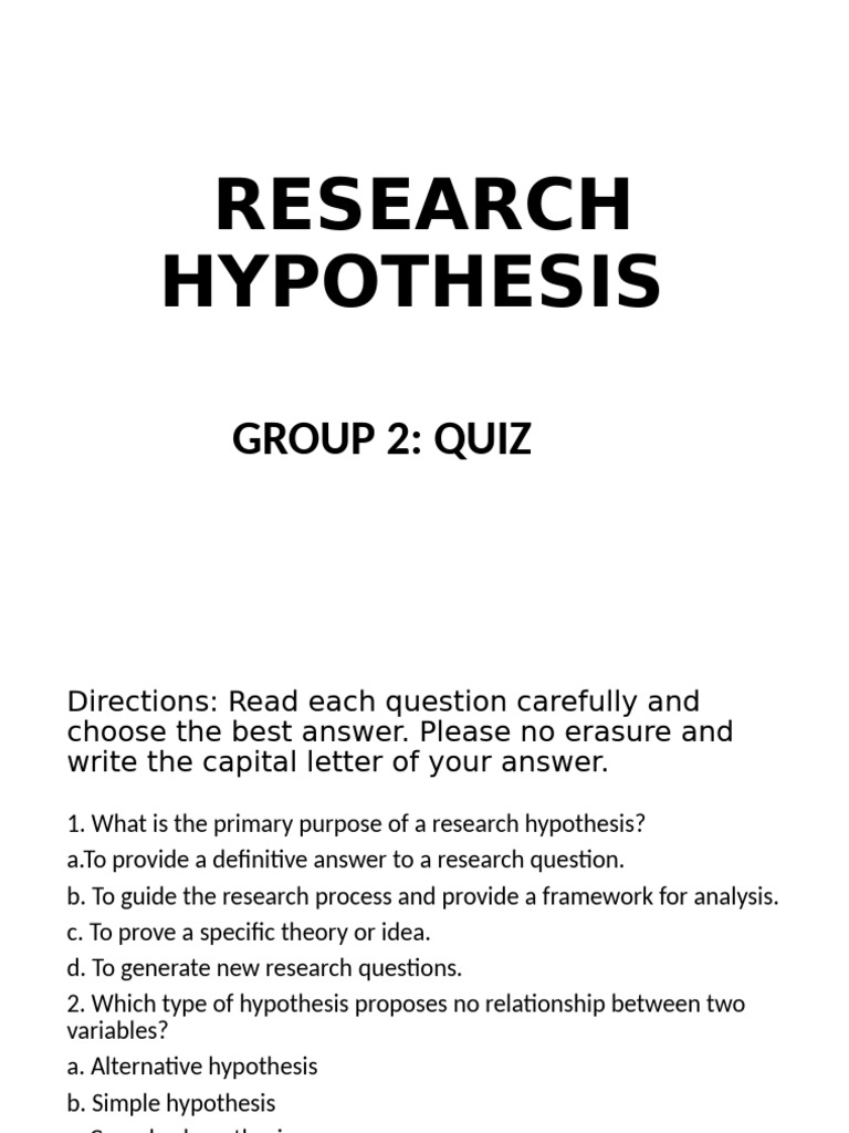 Research Hypoth-wps Office | PDF