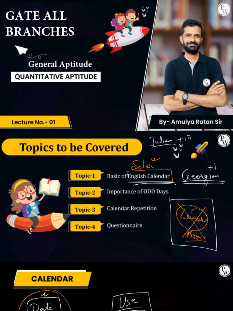 Quantitative Aptitude 01 - Class Notes | PDF