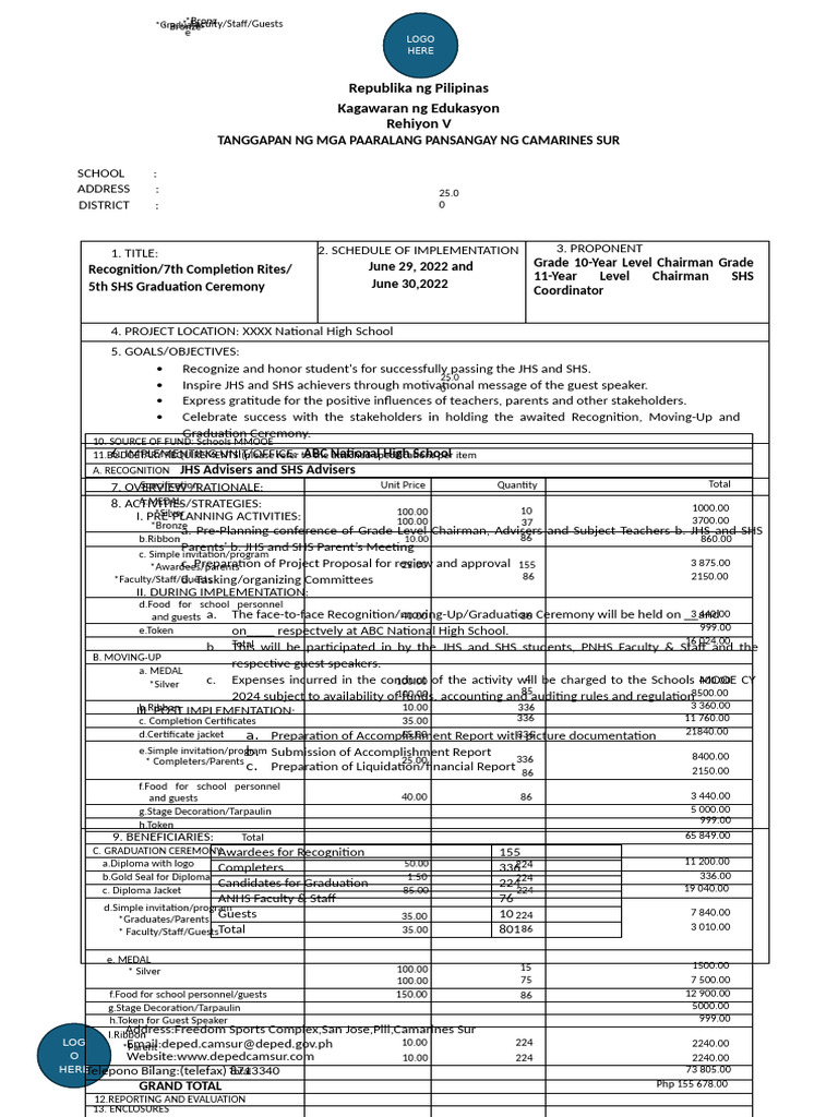 ACTIVITY PROPOSAL R | PDF