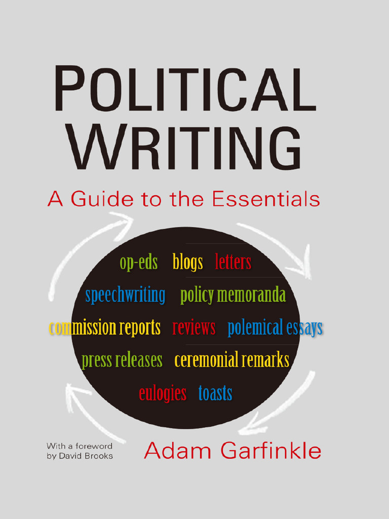 Adam Garfinkle, David Brooks - Political Writing_ A Guide to the ...