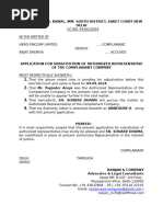 Application For Restoration Format Under Order 9 Rule 9 CPC - Mukesh ...